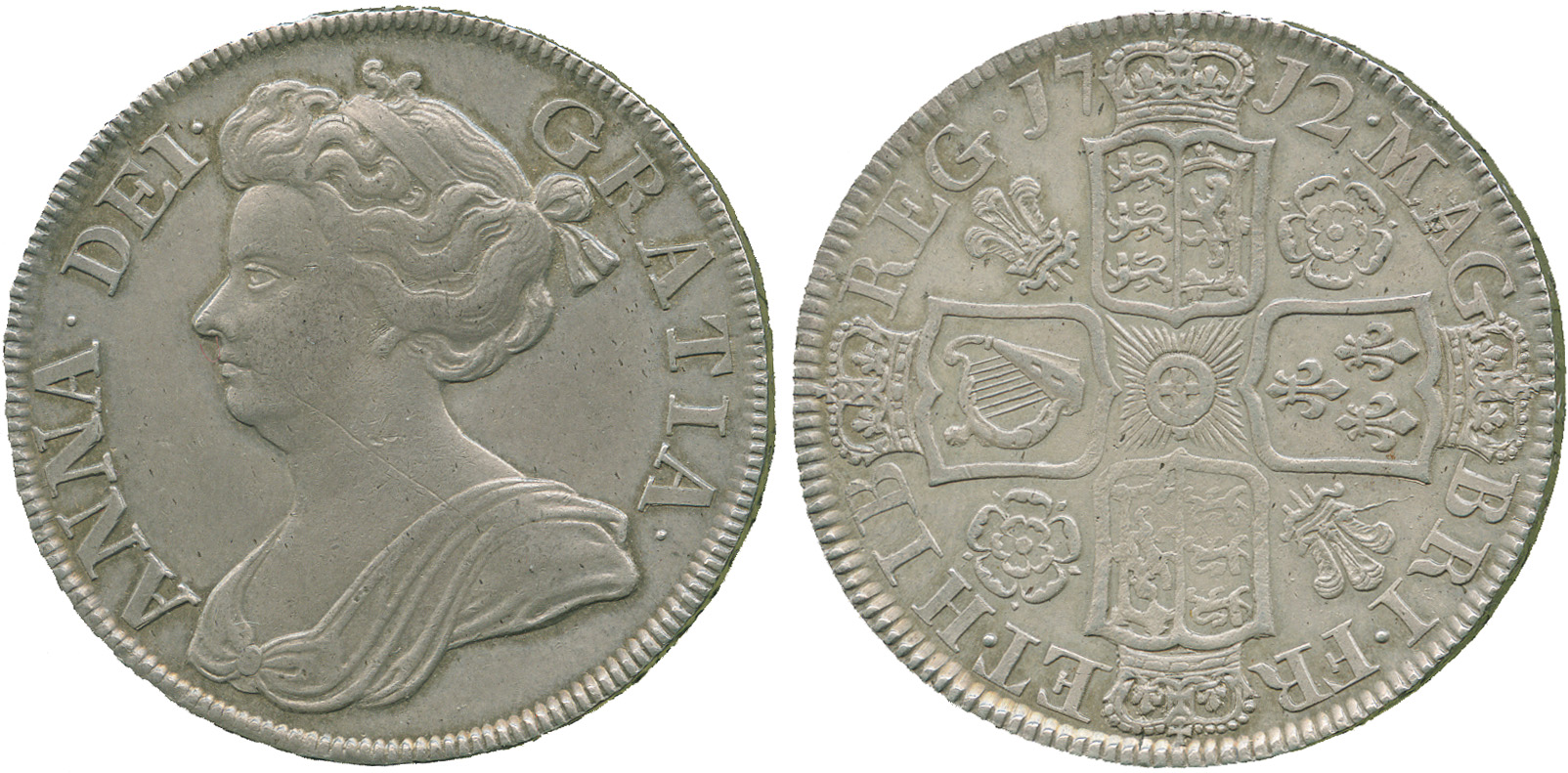 ANNE 1712 HALFCROWN | Baldwin's