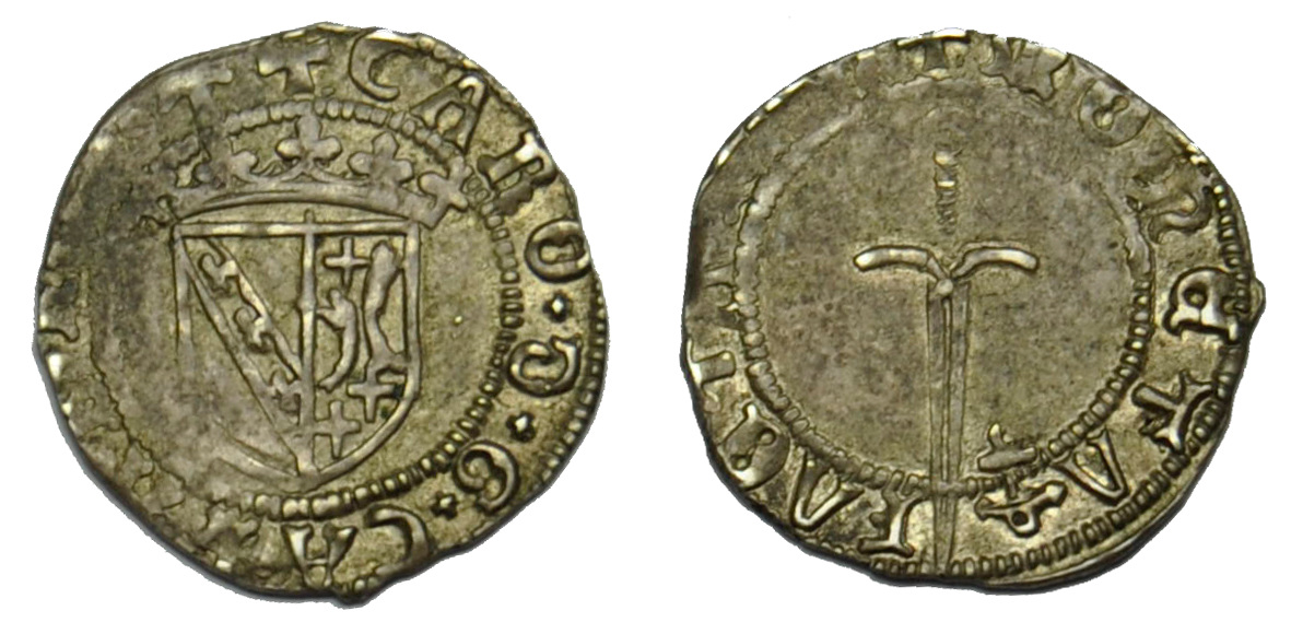 France, Charles III, billon Double Denier | Baldwin's