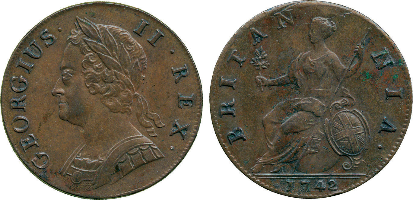 1742 Halfpenny | Baldwin's