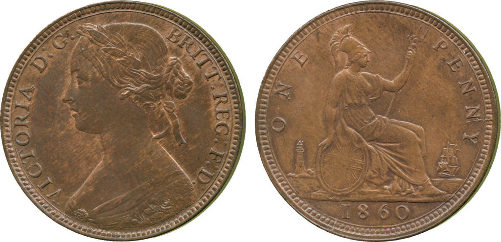 Victoria, Penny, 1860 | Baldwin's