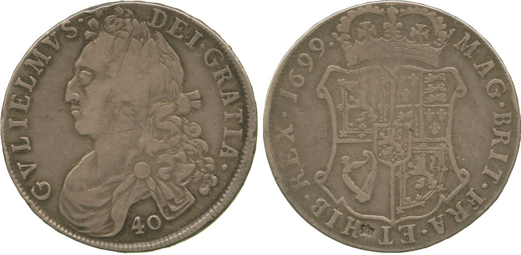 Scotland, William II, Forty Shillings, 1699 | Baldwin's