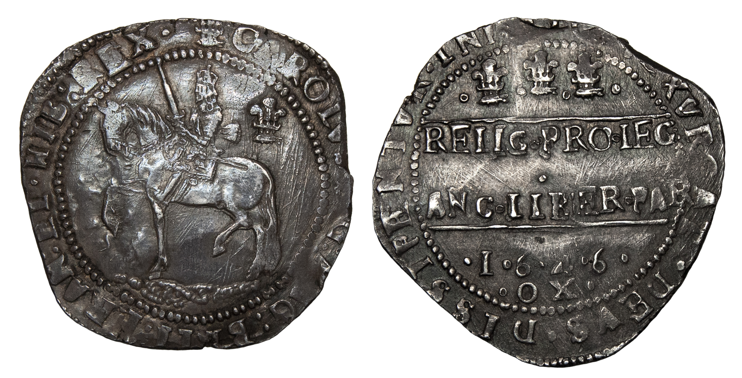 Charles I, Halfcrown, Oxford, 1646 | Baldwin's