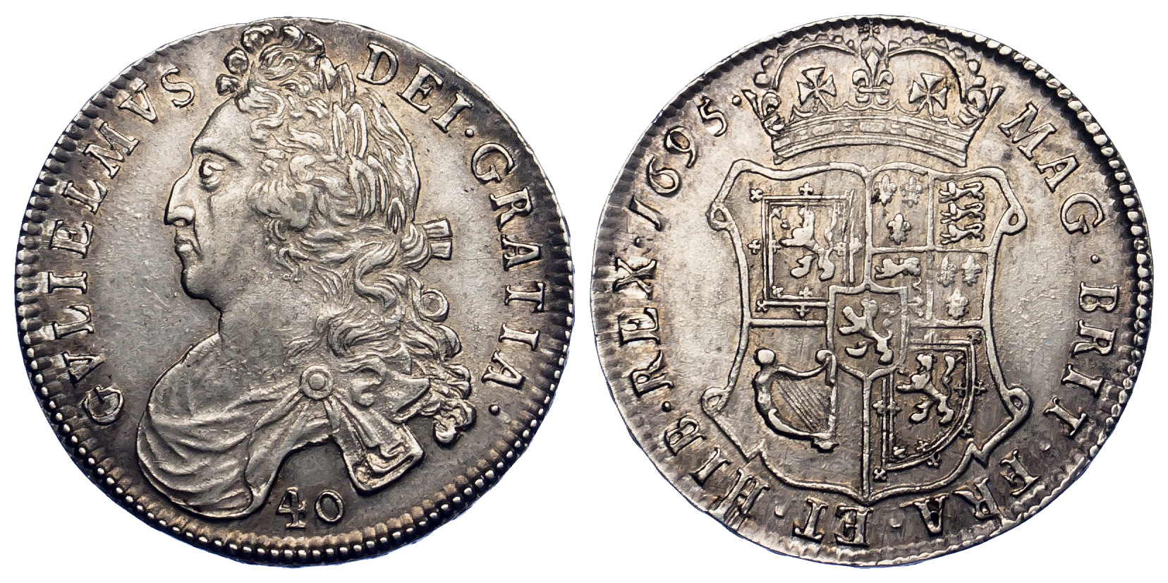 Scotland, William II, Forty Shillings, 1695 | Baldwin's