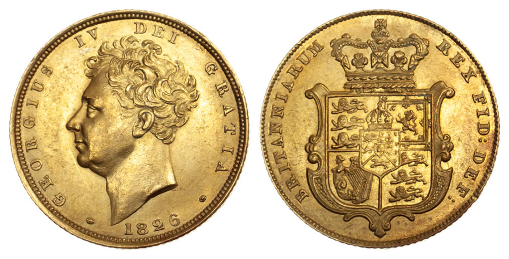 George IV, Sovereign, 1826 | Baldwin's