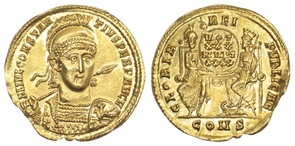 Constantius II, Gold Solidus | Baldwin's
