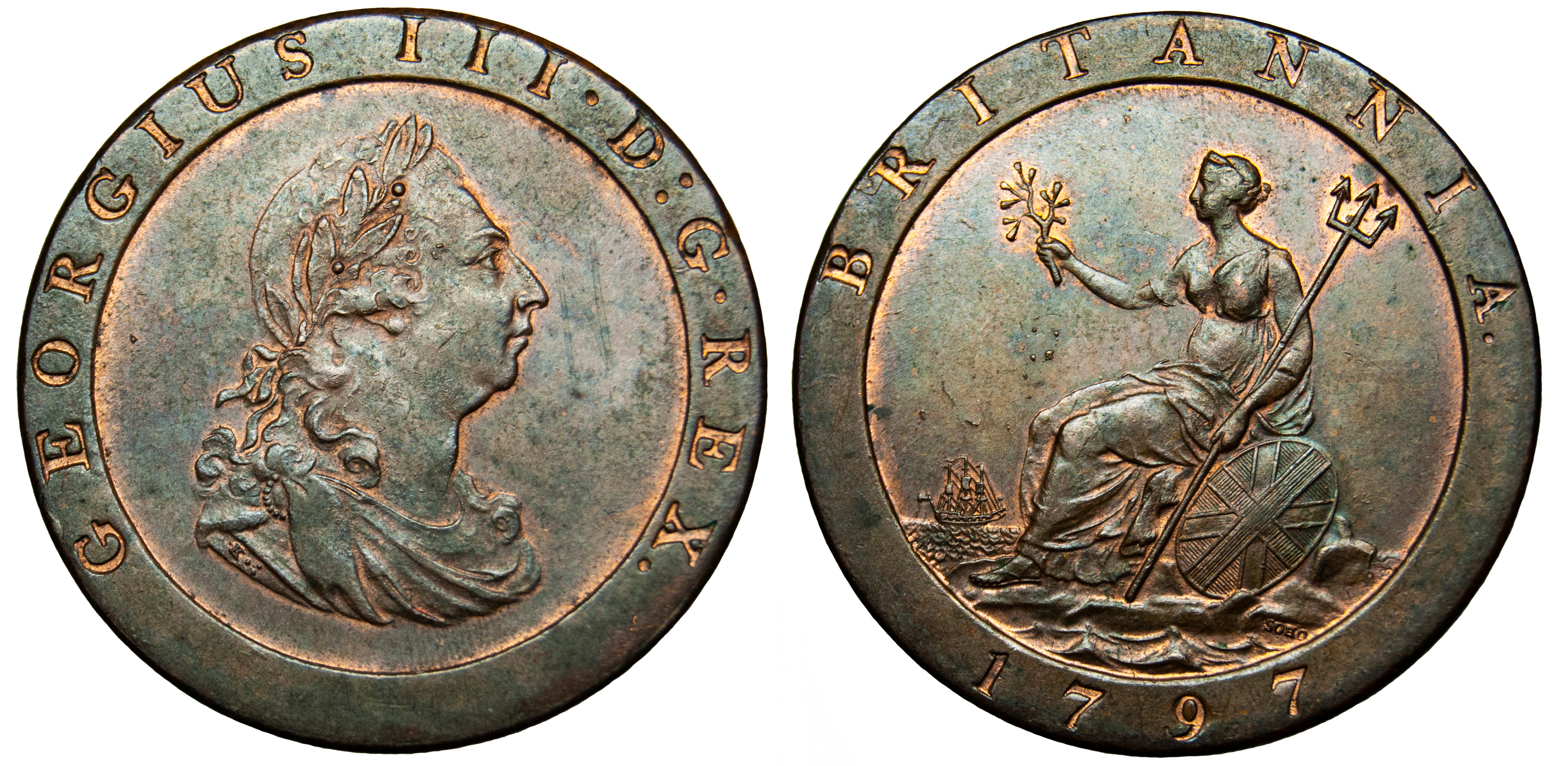 George III, Penny, 1797 | Baldwin's