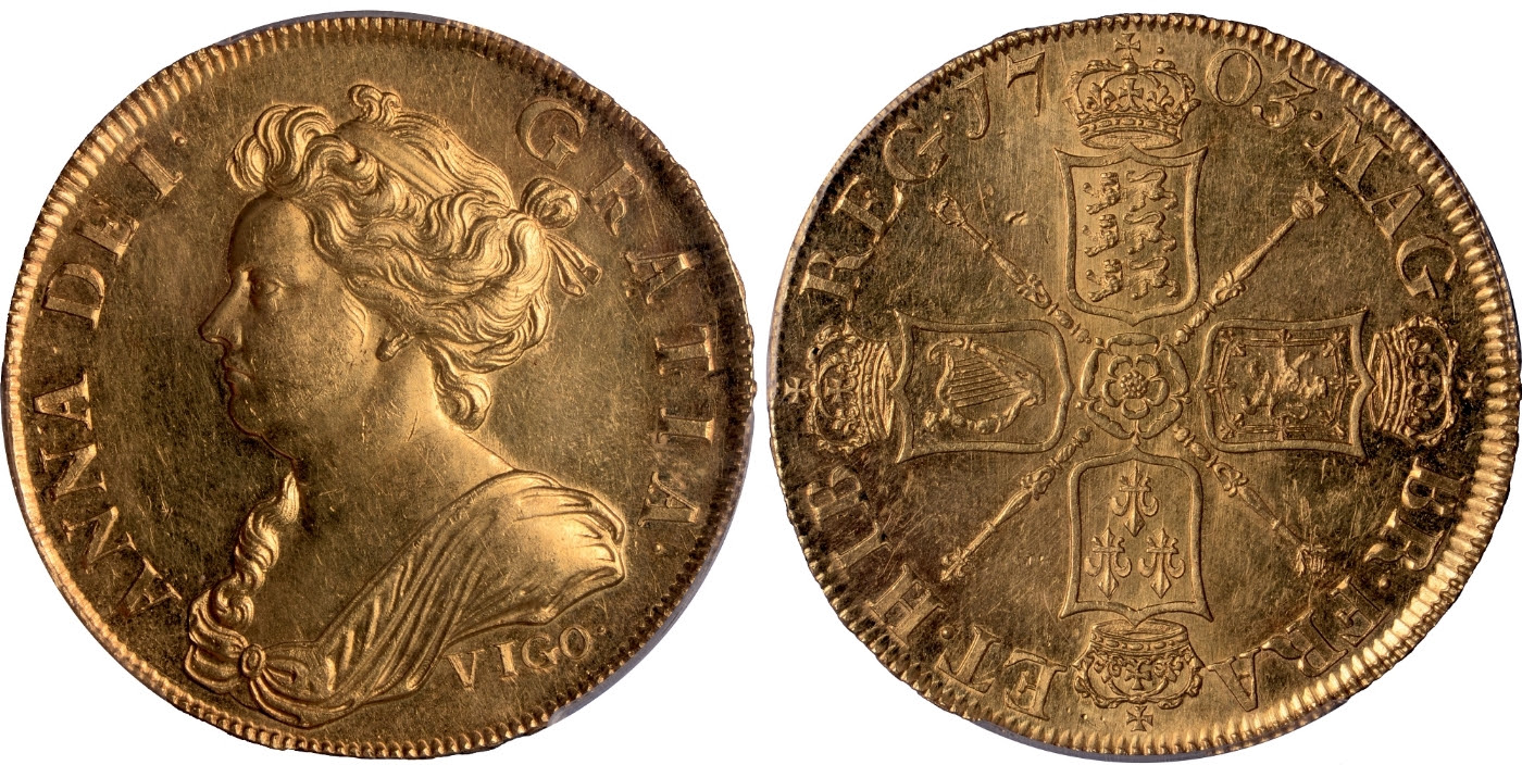 New World Record Hammer Price for a Five Guinea Piece | Baldwin's
