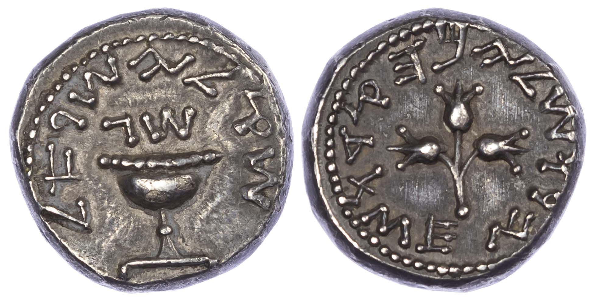 Judaea, First Revolt, Silver Shekel, Year 3 | Baldwin's