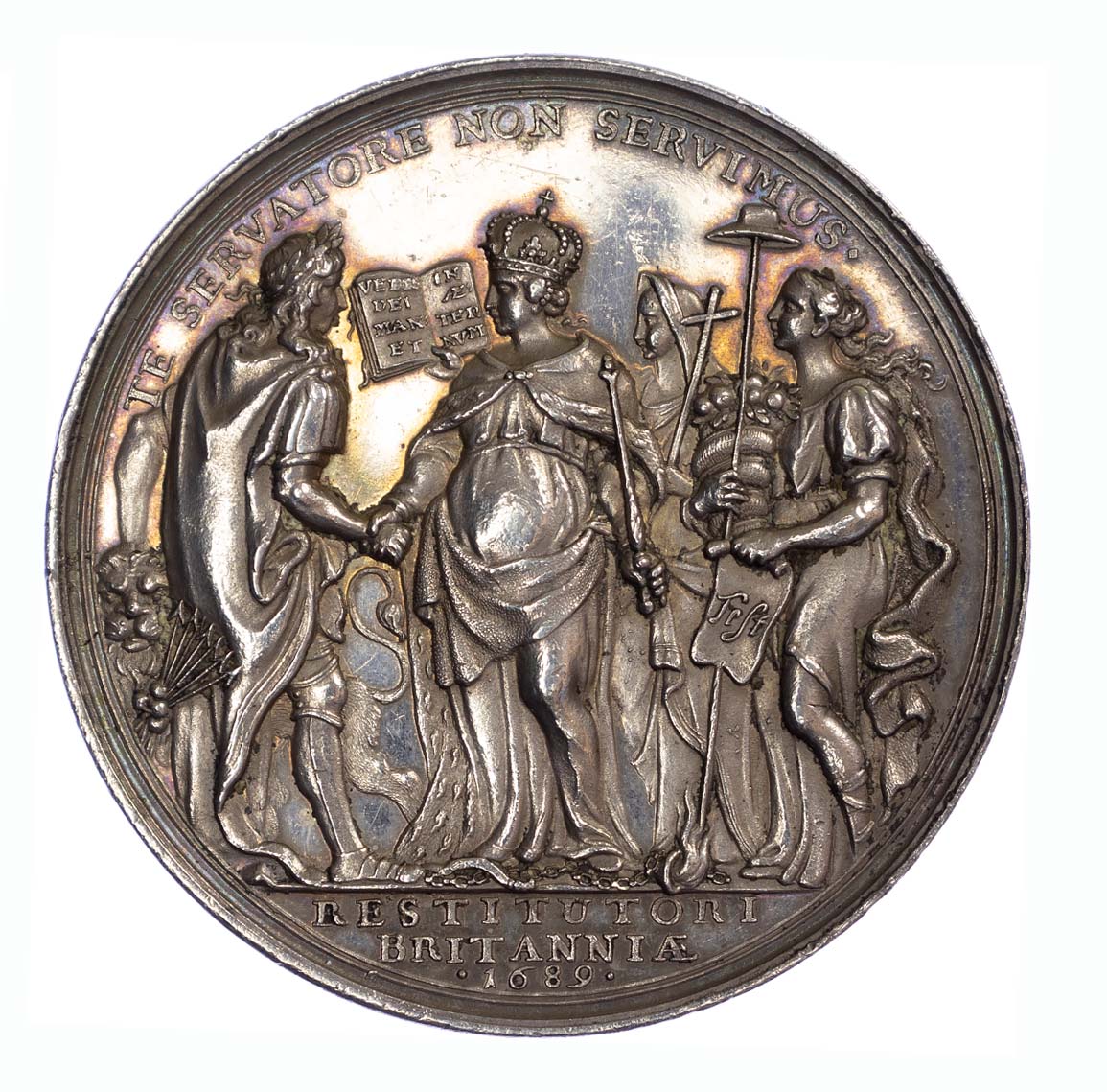 William Mary Act Of Toleration AR Medal 1689 Baldwin s William Mary Act Of Toleration AR Medal 1689 Baldwin s