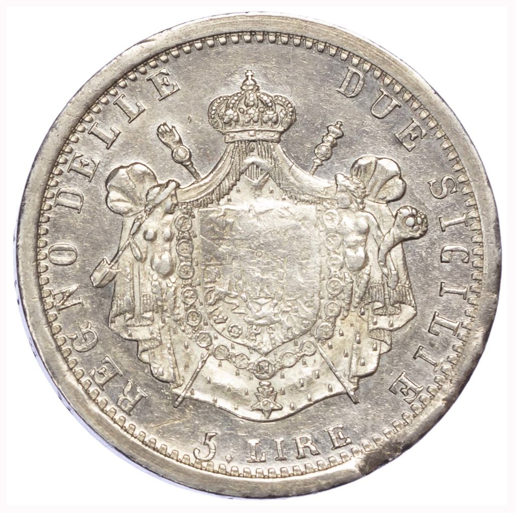 Italy, Naples, Joachim Murat (1808-15), silver 5 Lire, 1813 | Baldwin's