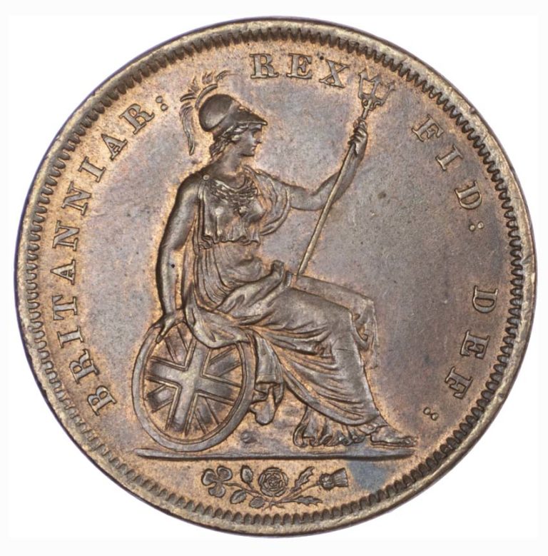 George IV (1820-30) Copper Penny, 1826 | Baldwin's