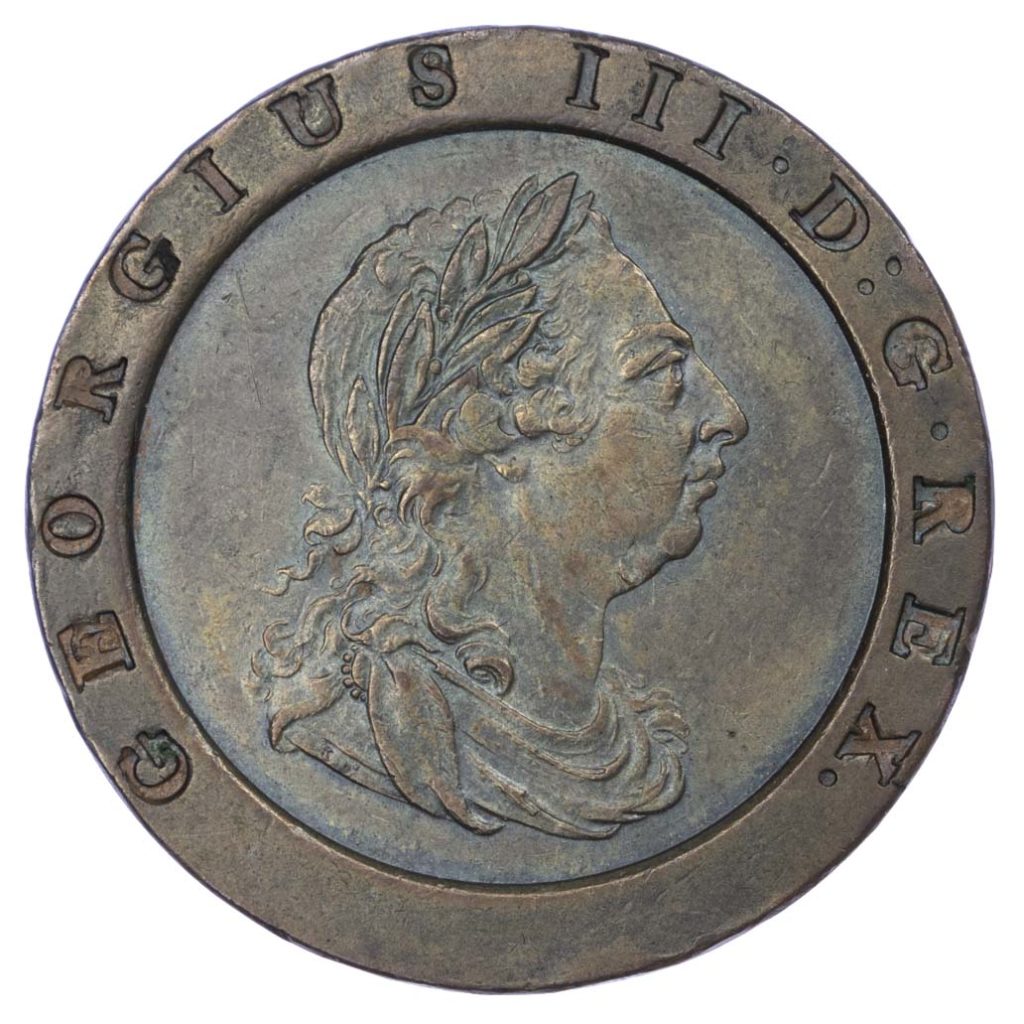 1797 George III Cartwheel Two Pence BMC 1077 | Baldwin's