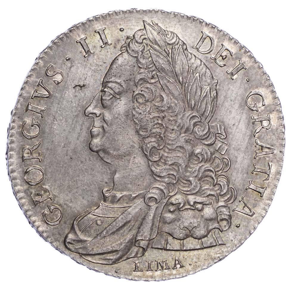 George II (1727-60), Crown, 1746, ‘Lima’ type | Baldwin's