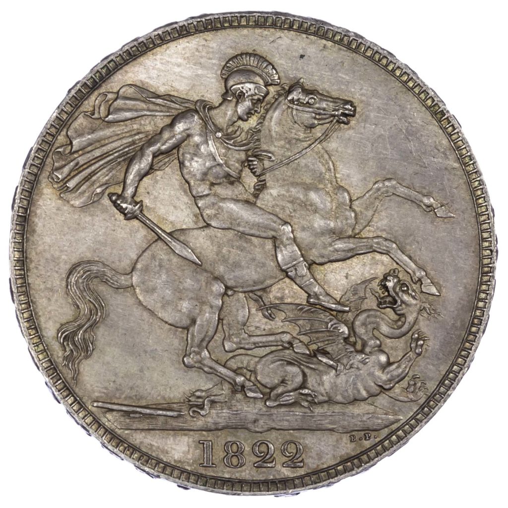 George IV (1820-30), Crown, 1822, Laureate head, Secundo edge | Baldwin's
