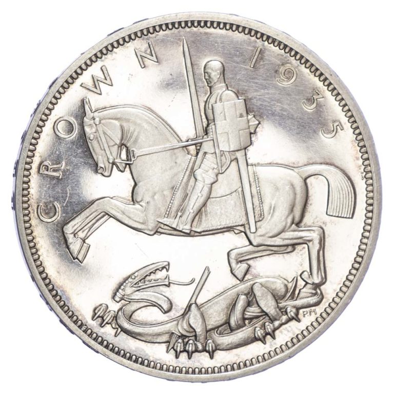 George V (1910-36), Raised edge Proof Crown, 1935 | Baldwin's