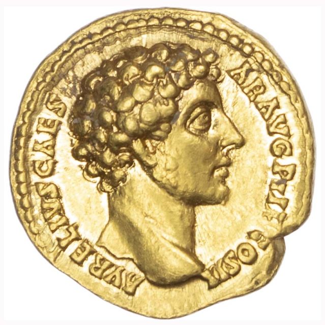 Marcus Aurelius Caesar, Gold Aureus | Baldwin's