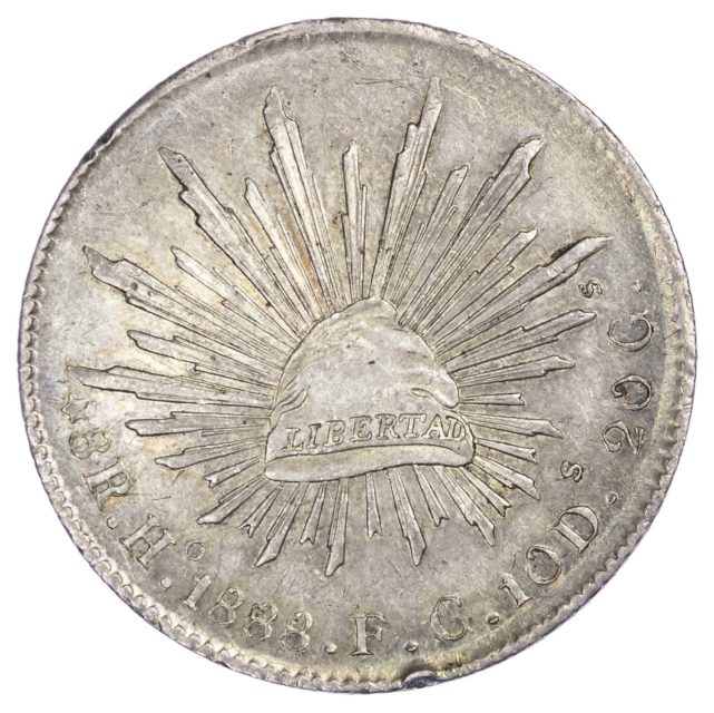 Mexico, silver 8 Reales, 1888, Hermosillo | Baldwin's