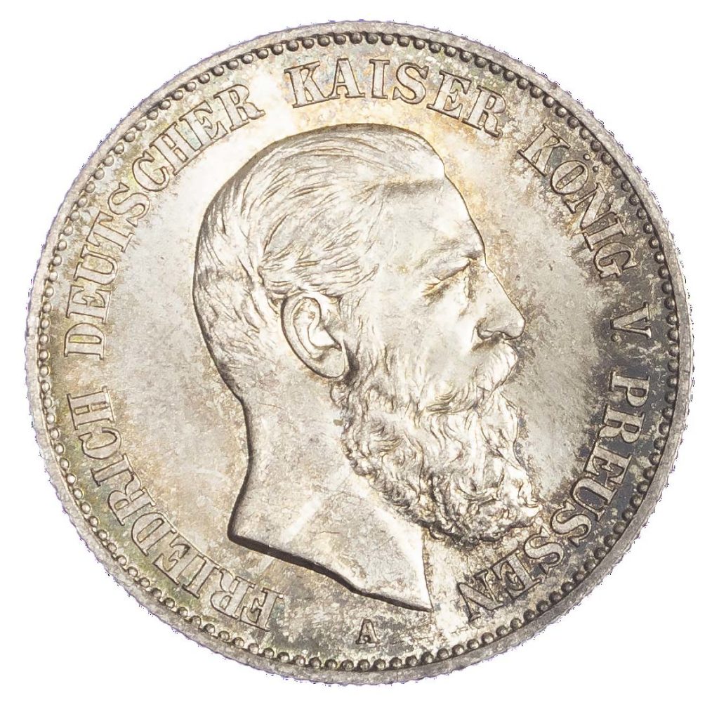 Germany, Prussia, Friedrich III (1888), silver 2 Marks, 1888 A - Mint ...