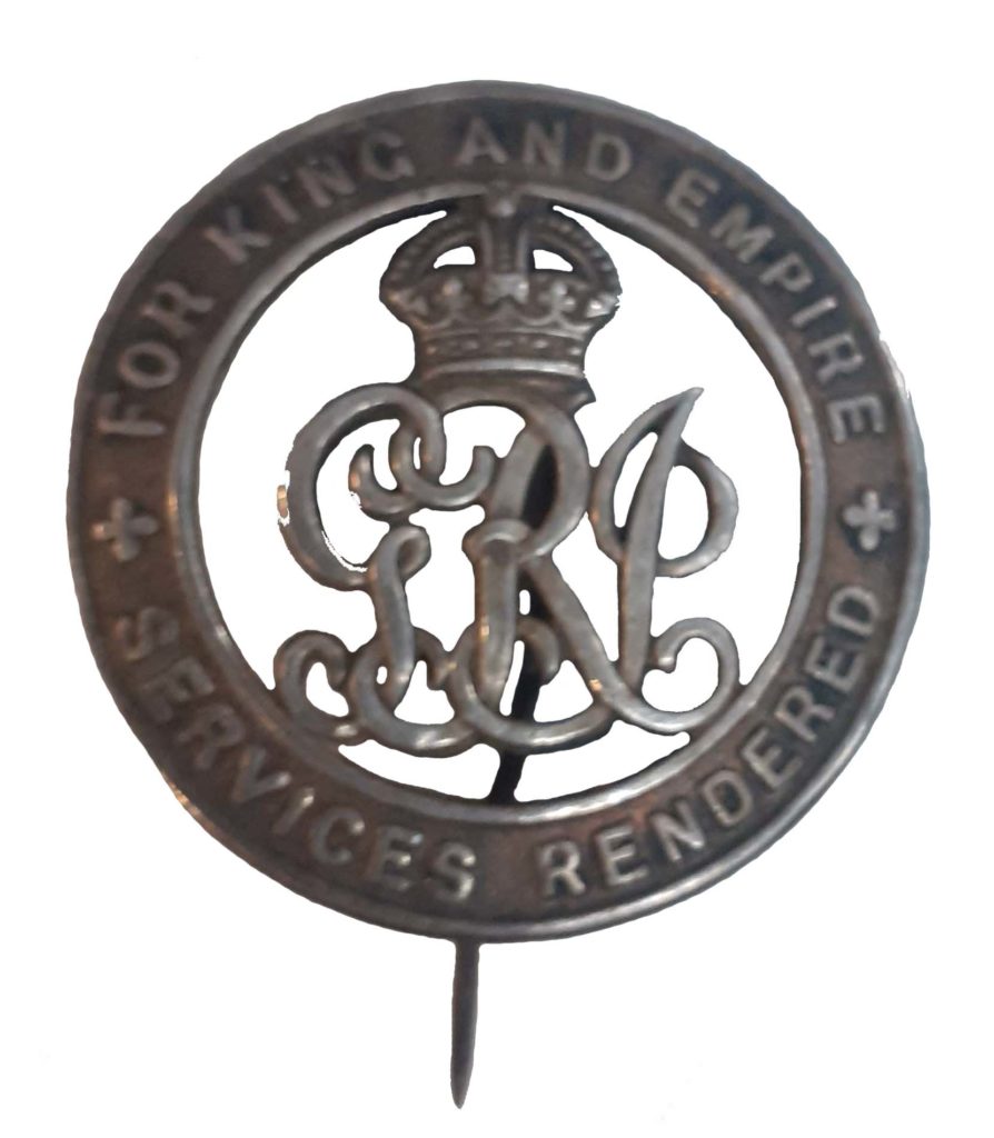 Silver War Badge to Private Frank G. Gepp | Baldwin's