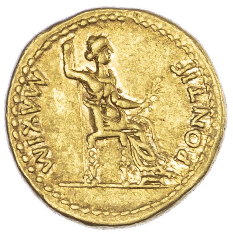 Tiberius, Gold Aureus | Baldwin's
