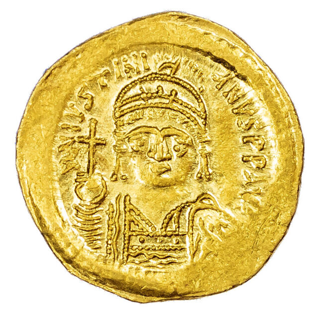 Justinian, Gold Solidus | Baldwin's