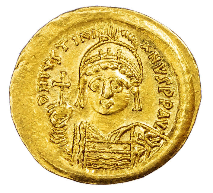 Justinian I, Gold Solidus | Baldwin's