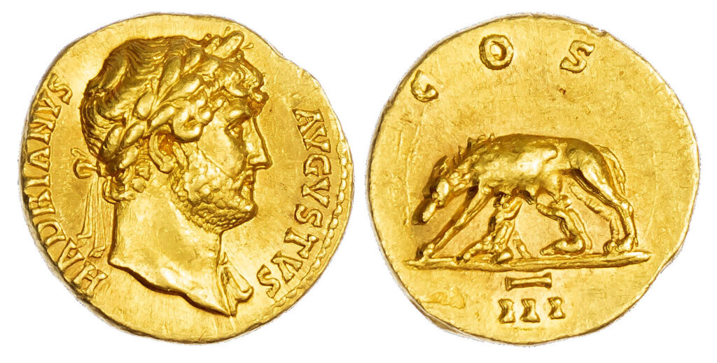 Hadrian, Gold Aureus | Baldwin's