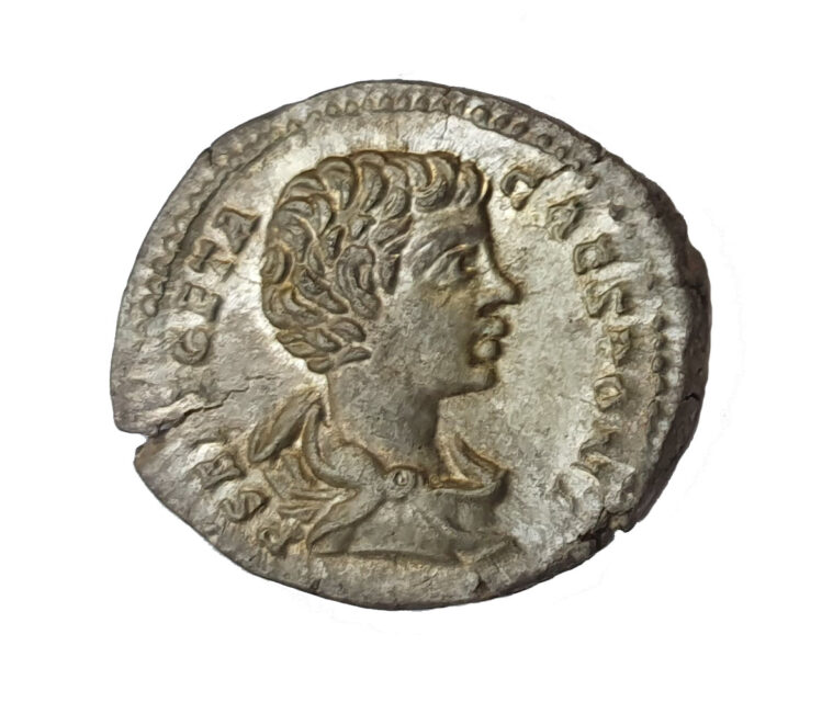 Geta as Caesar, Silver Denarius | Baldwin's
