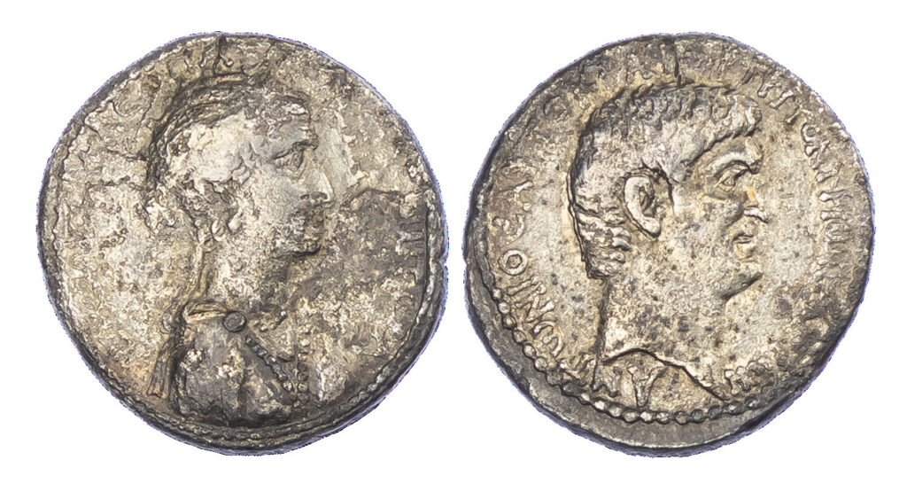 Antony and Cleopatra, Silver Tetradrachm | Baldwin's