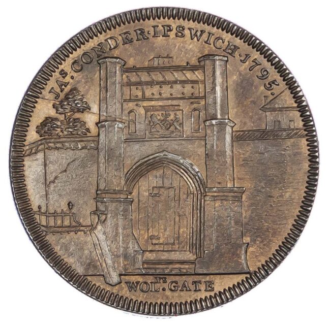 Ipswich, James Conder (leather‑cutter, linen‑draper), an impression in ...