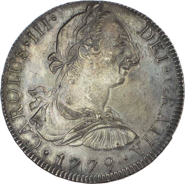 Mexico, Charles III (1759-1788), silver 8 Reales, 1779 | Baldwin's