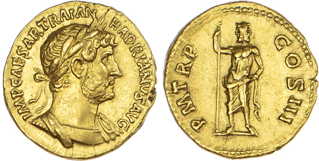 Hadrian, Gold Aureus | Baldwin's
