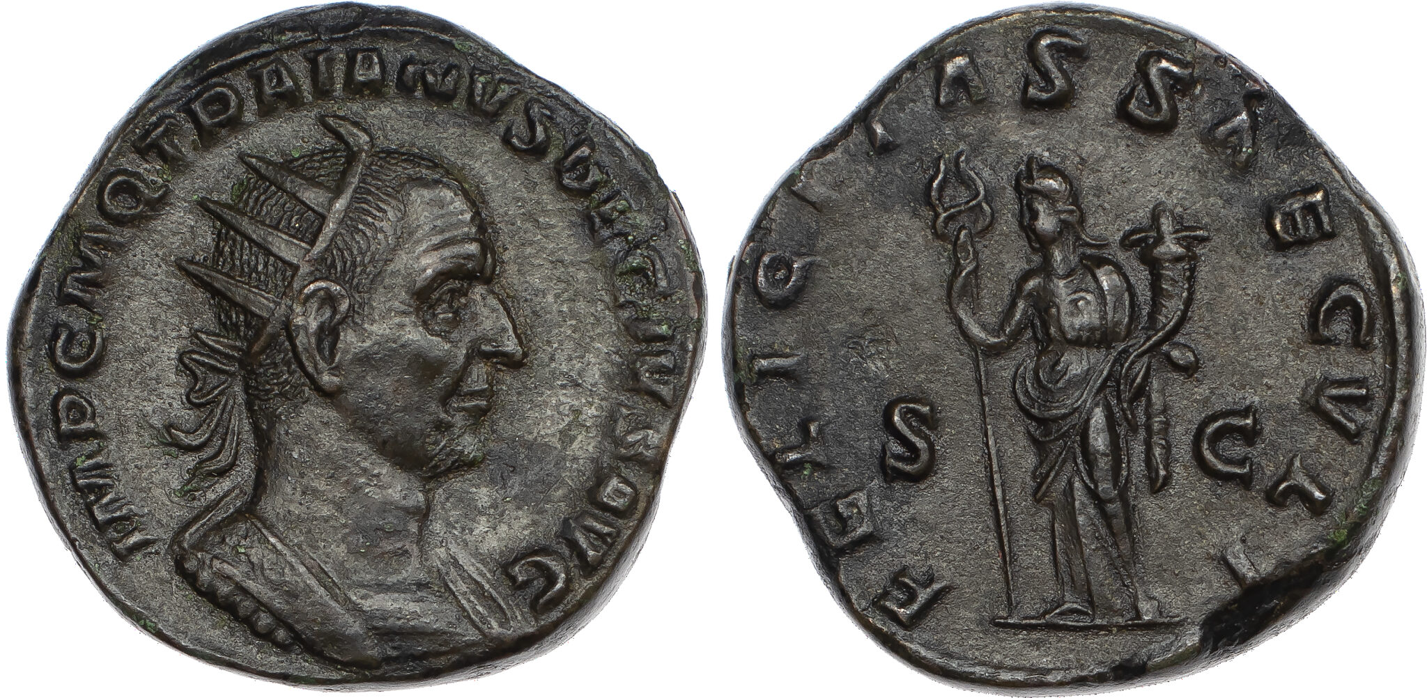 Trajan Decius, Bronze Double Sestertius | Baldwin's