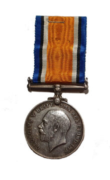 A 1914-1920 British War Medal awarded to Driver W. Landale Royal ...