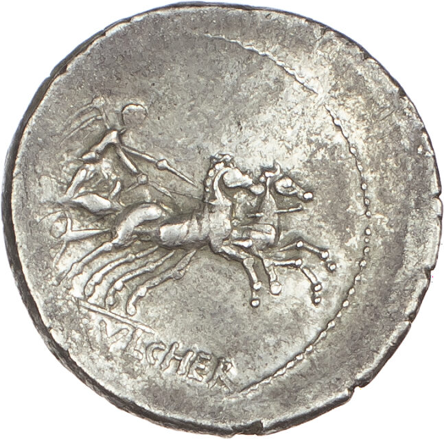C. Claudius Pulcher, Silver Denarius | Baldwin's