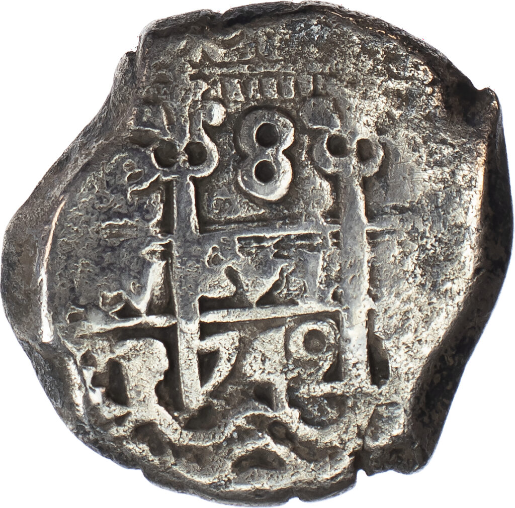 Bolivia, Ferdinand VI (1746-1759), silver Cob of 8 Reales, 1749, Potosi ...