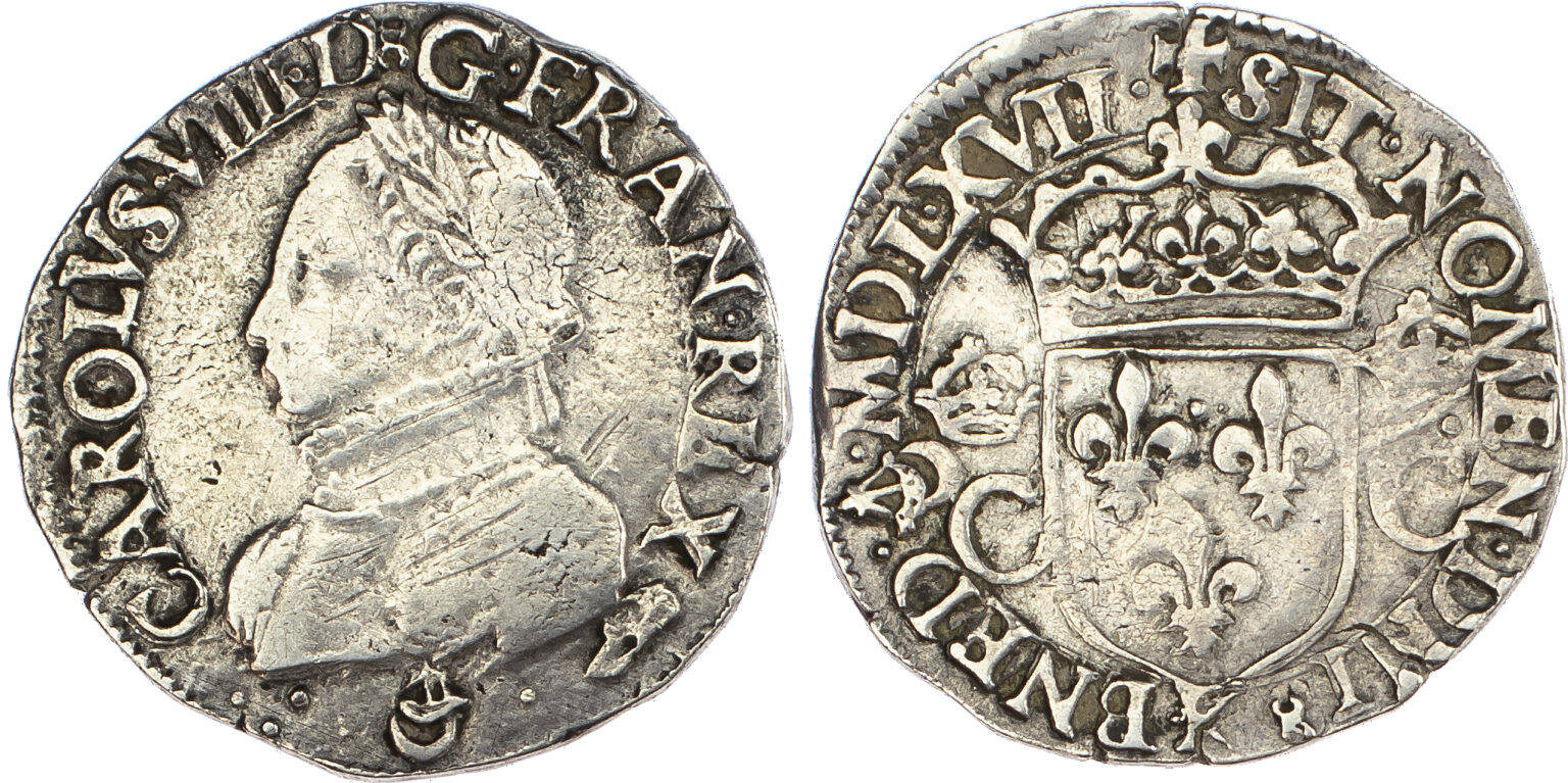 France, Charles IX (1560 -1574), silver Teston, 1567 | Baldwin's