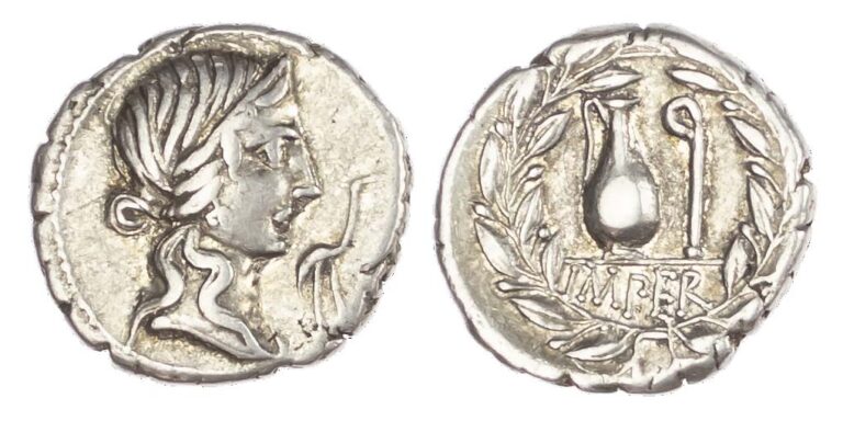 C. Caecilius Metellus Pius, Silver Denarius | Baldwin's