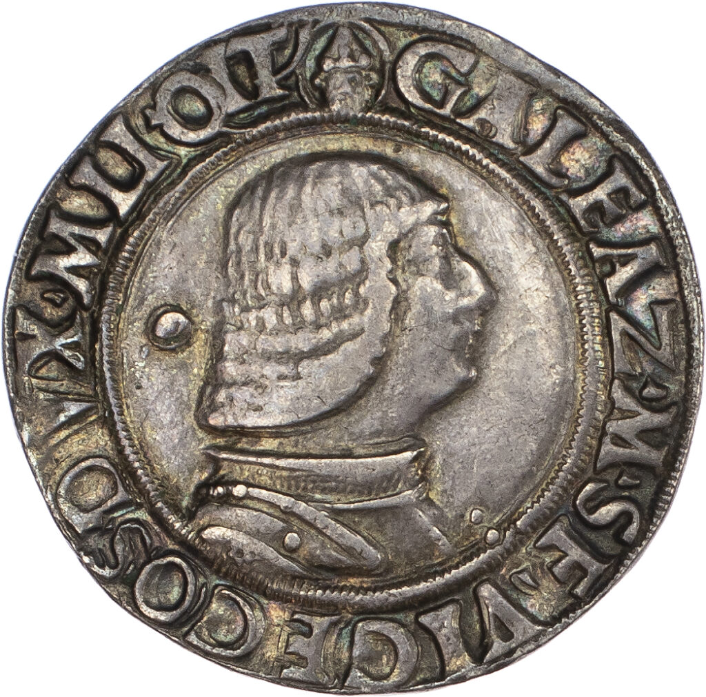 Italy, Milan, Galeazzo Maria Sforza (1466-1476), silver Testone | Baldwin's