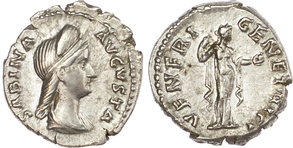 Sabina, Silver Denarius | Baldwin's