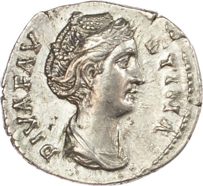 Diva Faustina, Silver Denarius | Baldwin's