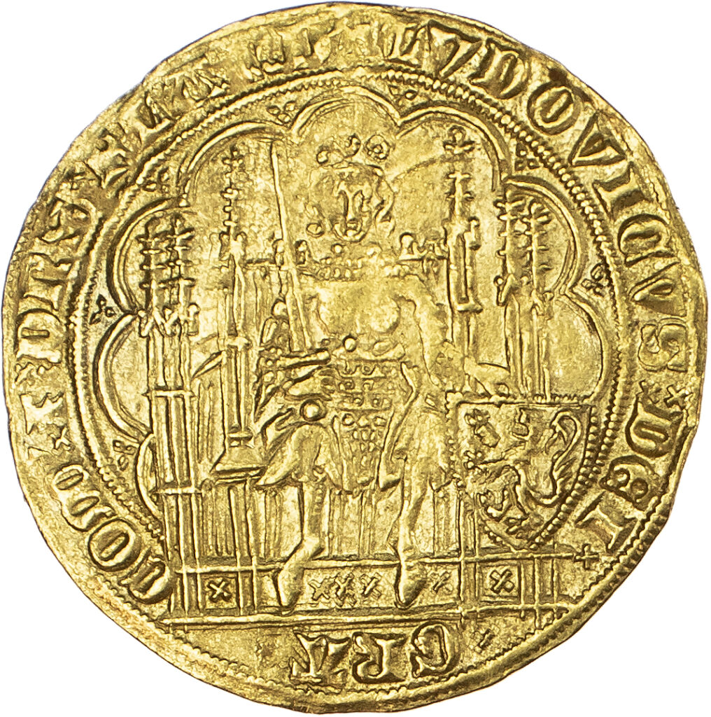 Low Countries, Louis de Male (1346-1384), Ecu d’Or a la Chaise | Baldwin's