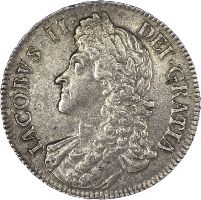 James II (1685-88), Crown, 1687, second bust | Baldwin's