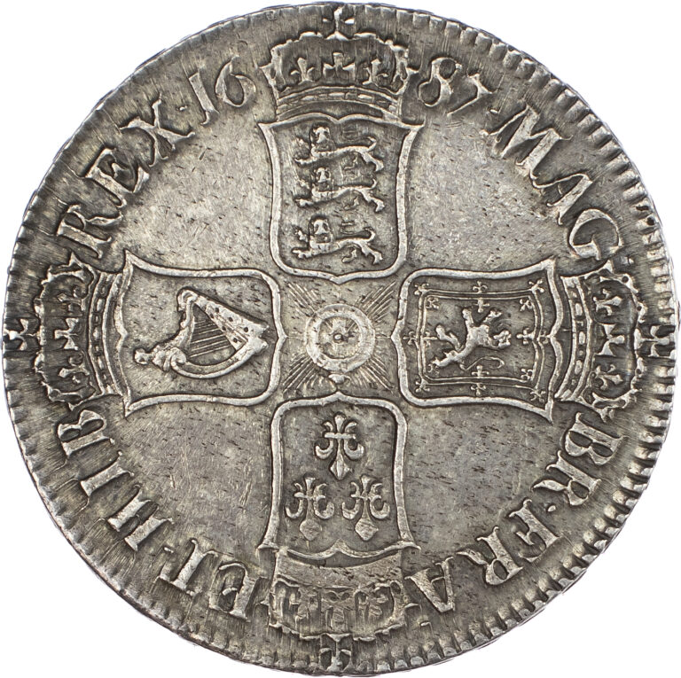 James II (1685-88), Crown, 1687, second bust | Baldwin's