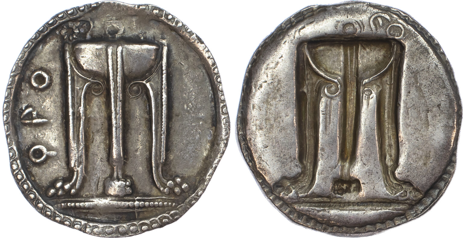 Bruttium, Kroton (c. 530-500), silver incuse Stater | Baldwin's