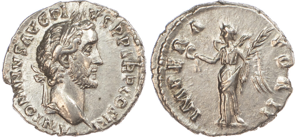 Antoninus Pius, Silver Denarius | Baldwin's