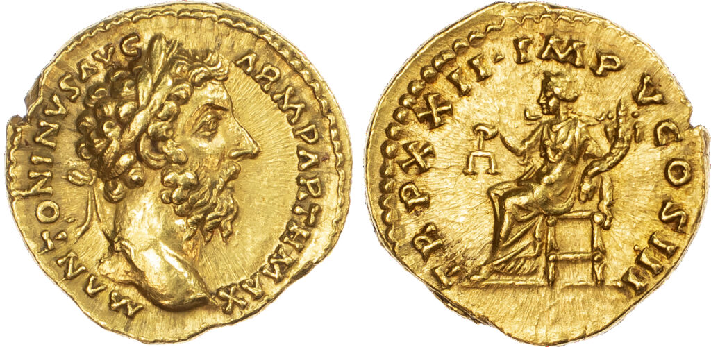 Marcus Aurelius, Gold Aureus | Baldwin's