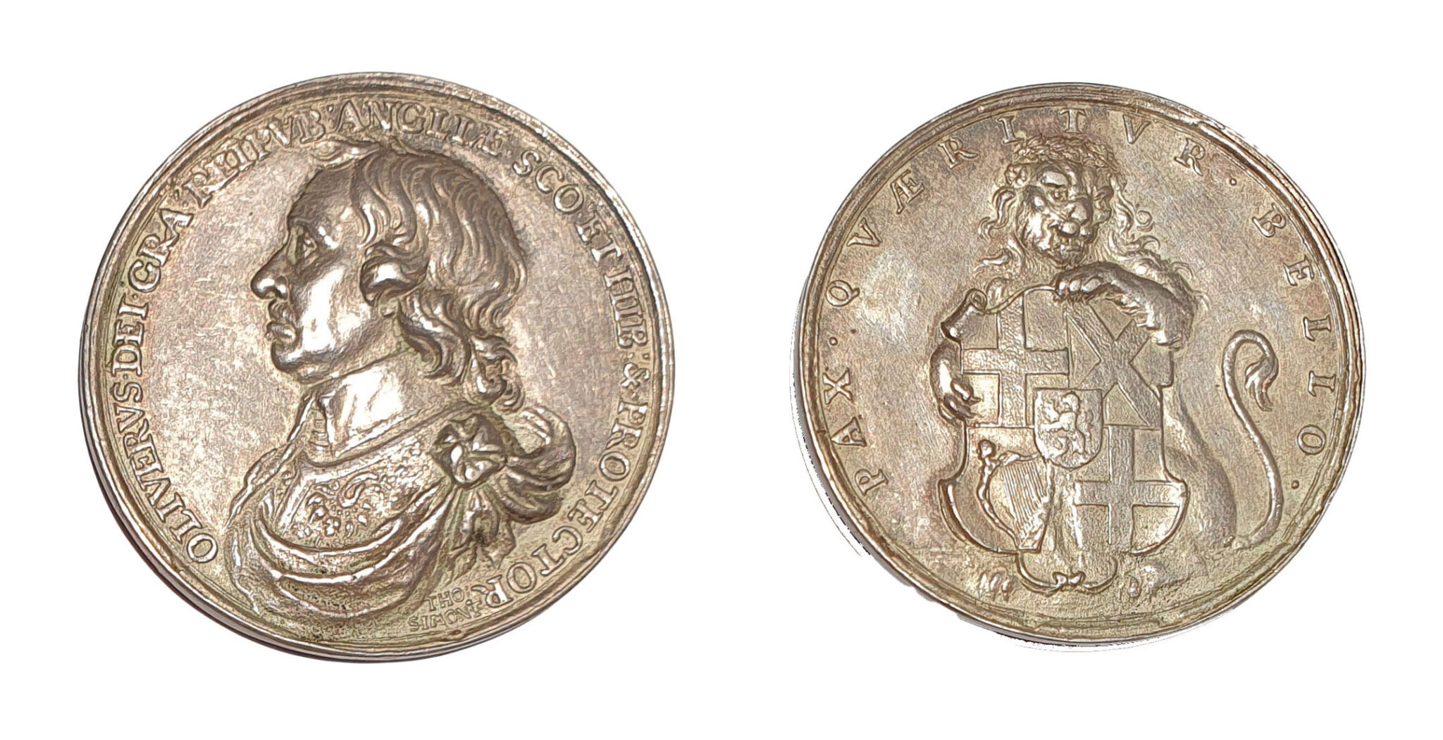 Cromwell, Lord Protector 1653 Silver Medal, Mid 18th Century | Baldwin's