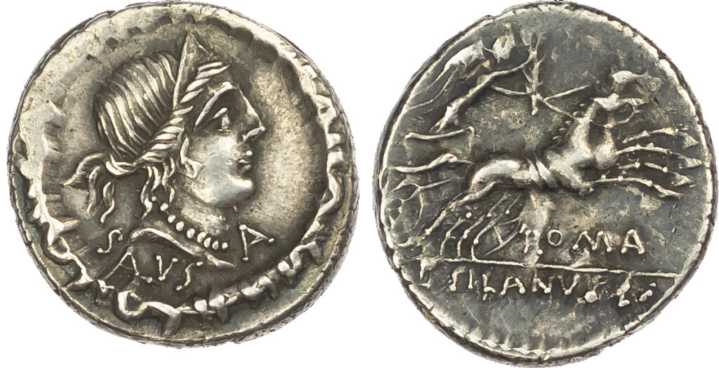 D. Silanus, Silver Denarius | Baldwin's