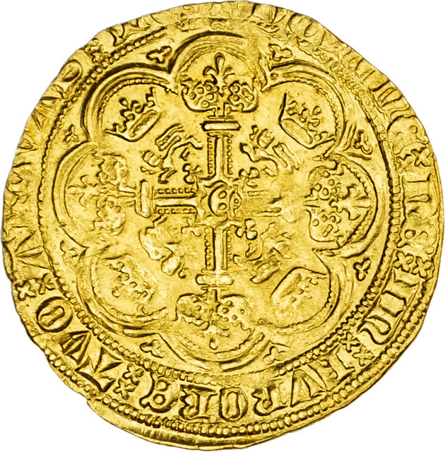 Edward III Half Noble Treaty Period S1507 | Baldwin's